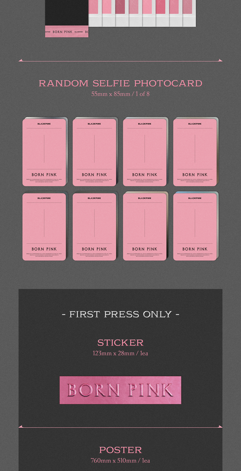 BLACKPINK 2nd ALBUM BORN PINK PHOTOCARD EVENT Makestar